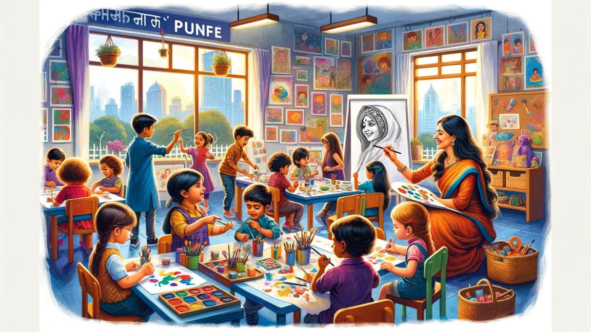 The Creative Side of Pune Preschools: Artistic Expressions