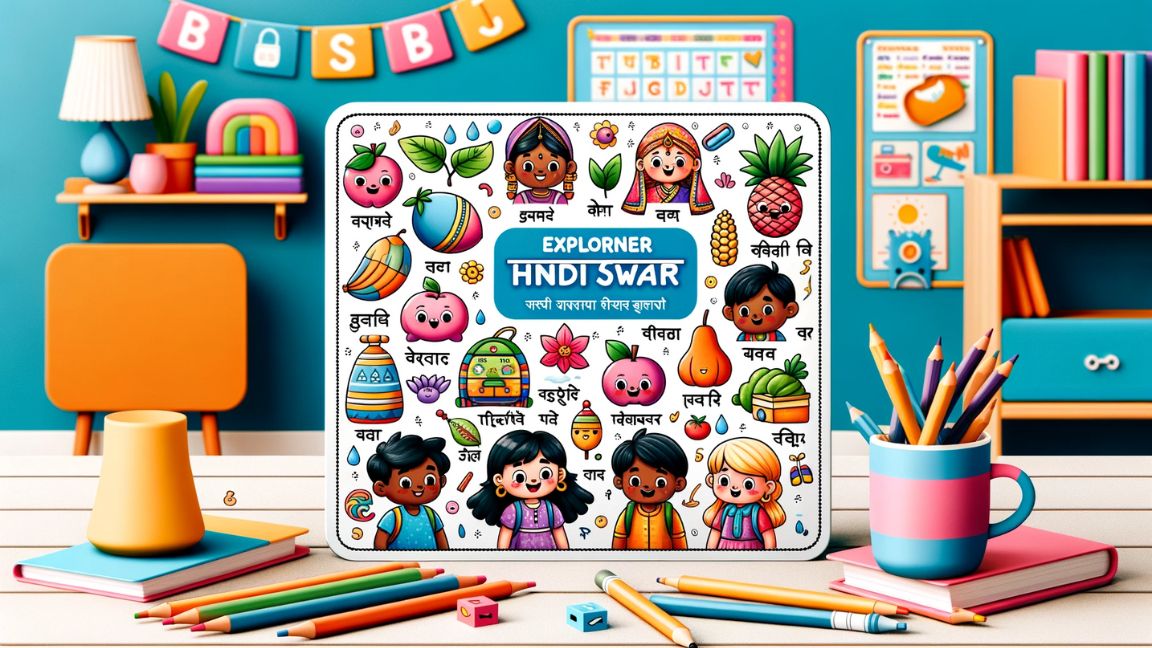 Beginner Hindi Swar Worksheets for Kindergarten Kids