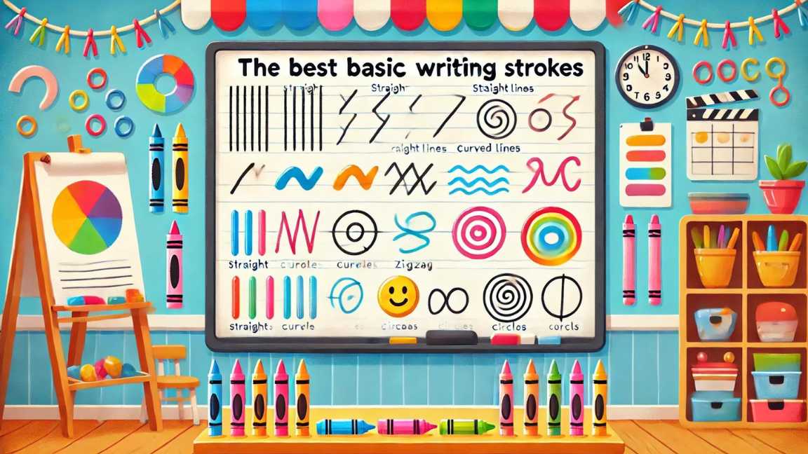 Best Basic Writing Strokes for Kindergarten Kids