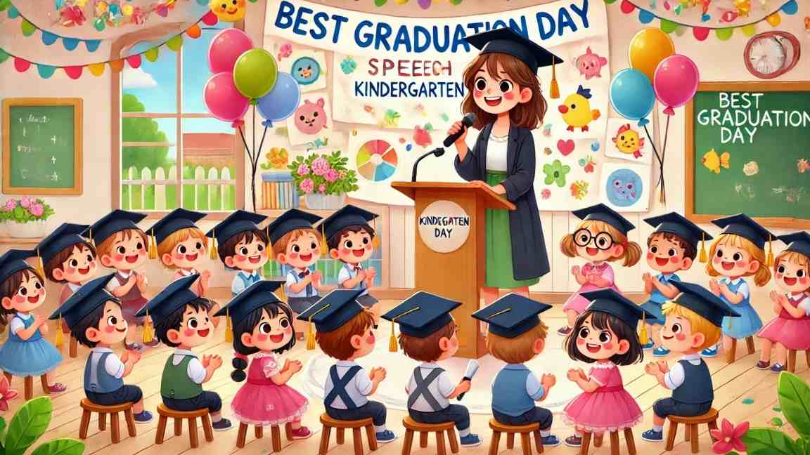 Best Graduation day Speech by Teacher for Kindergarten.