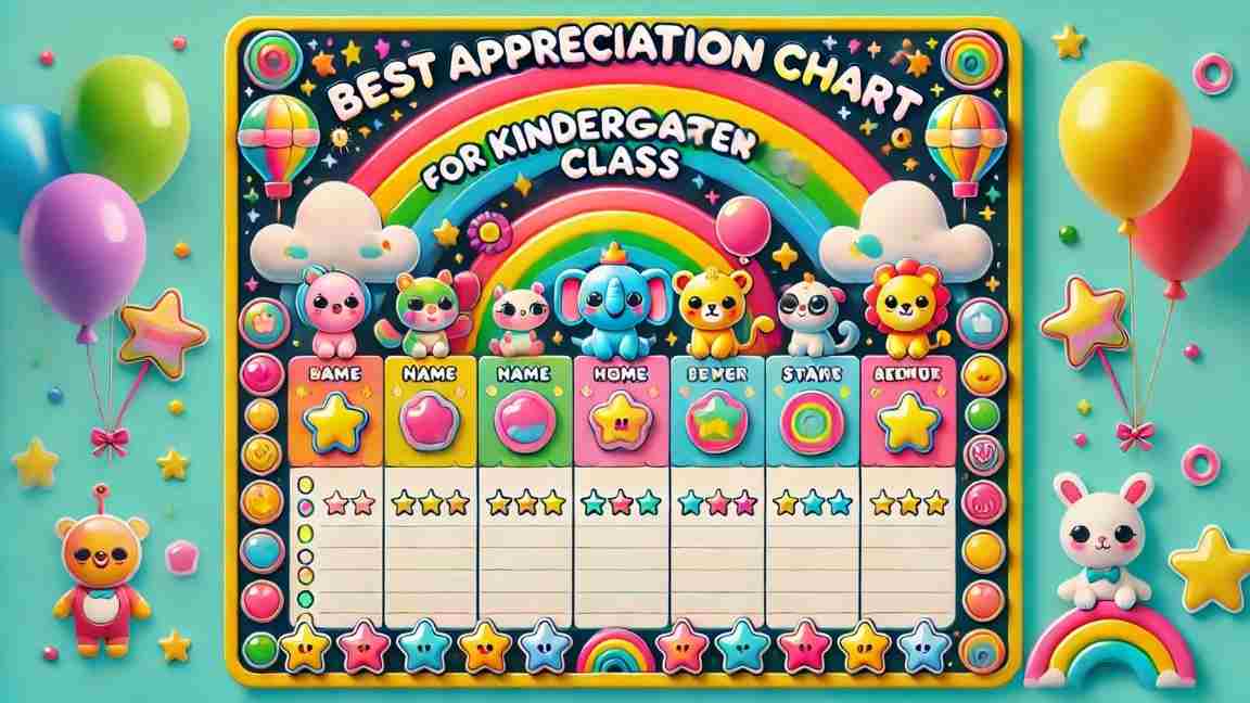 10 Best Appreciation Chart for Kindergarten Class