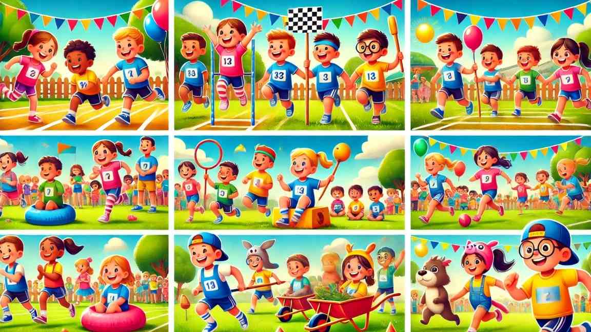 10 Best Races for Kindergarten Sports Day.