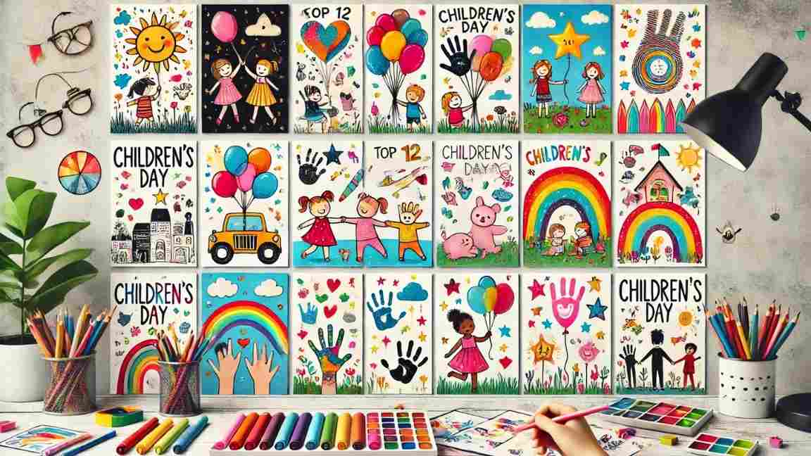 Top 12 Children's Day Poster Drawing Ideas for Kids.
