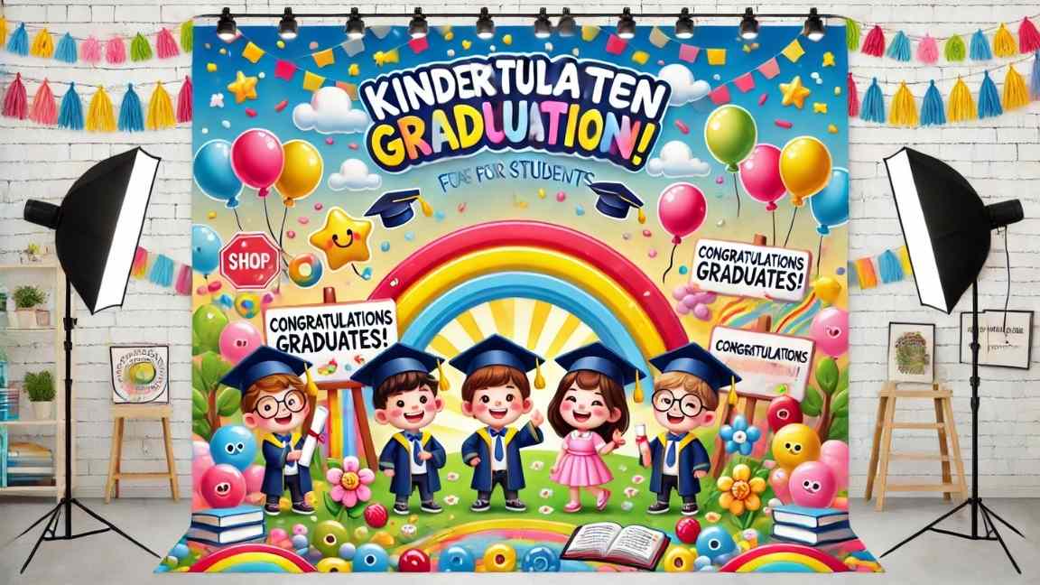 5 Best Kindergarten Graduation Backdrop Ideas for Students