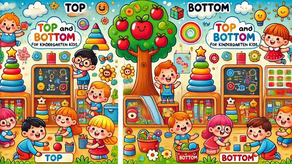 10 Top and Bottom Activities for Kindergarten Kids