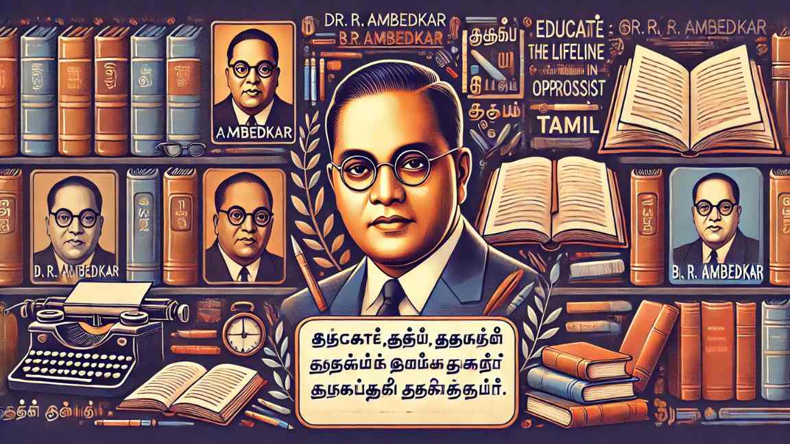 அம்பேத்கர் கல்வி மேற்கோள்கள் தமிழில் | Ambedkar Education Quotes in Tamil